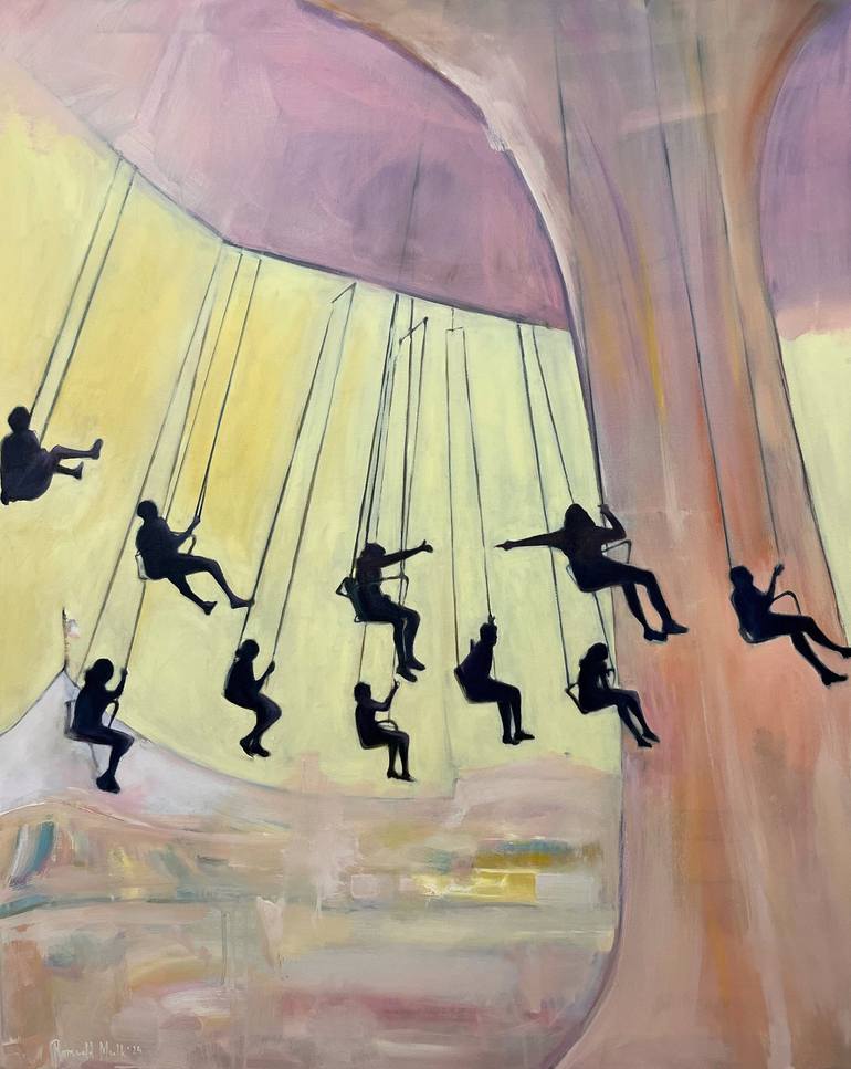 Carousel Bretagne Painting by Romuald Musiolik | Saatchi Art