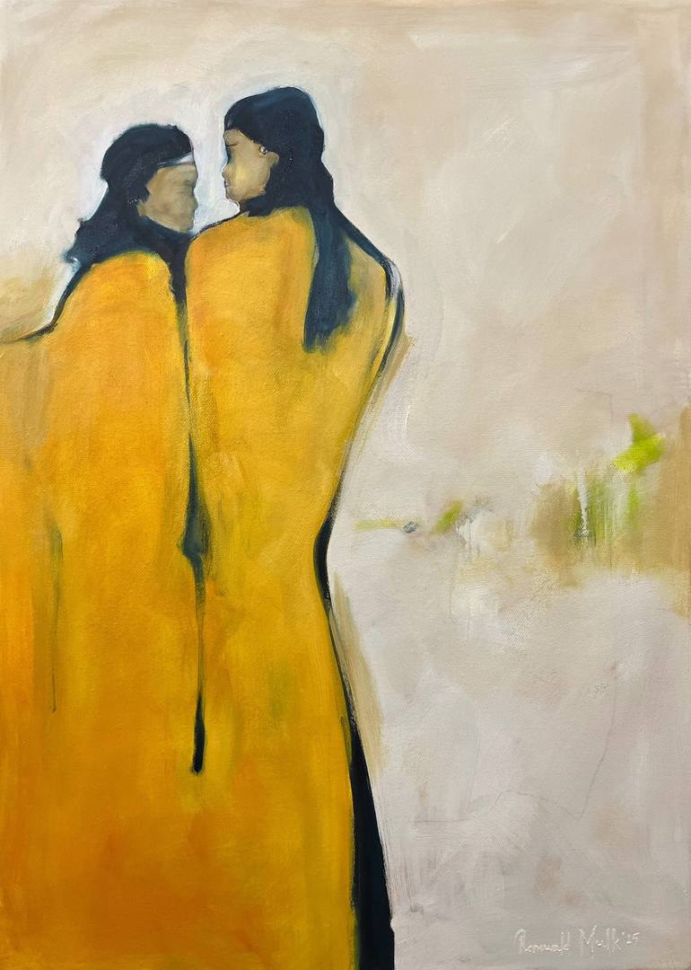 Two Sanosolli's Meet Painting by Romuald Musiolik | Saatchi Art