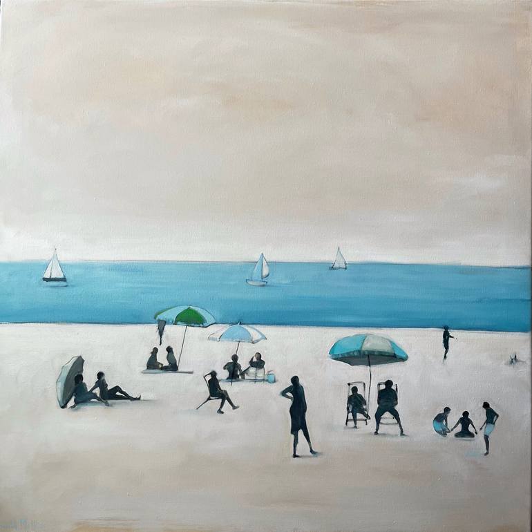 Gdynia 7 Painting by Romuald Musiolik | Saatchi Art