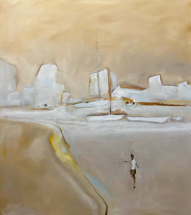 Gdańsk 78 Painting by Romuald Musiolik | Saatchi Art