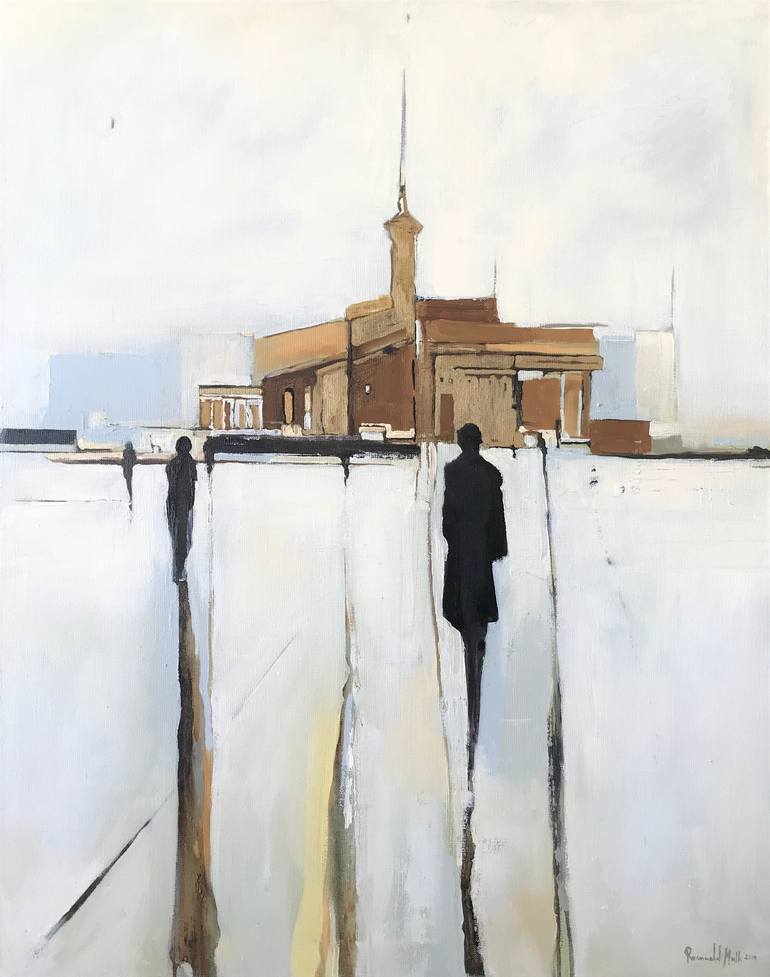 Pilgrim Painting by Romuald Musiolik | Saatchi Art