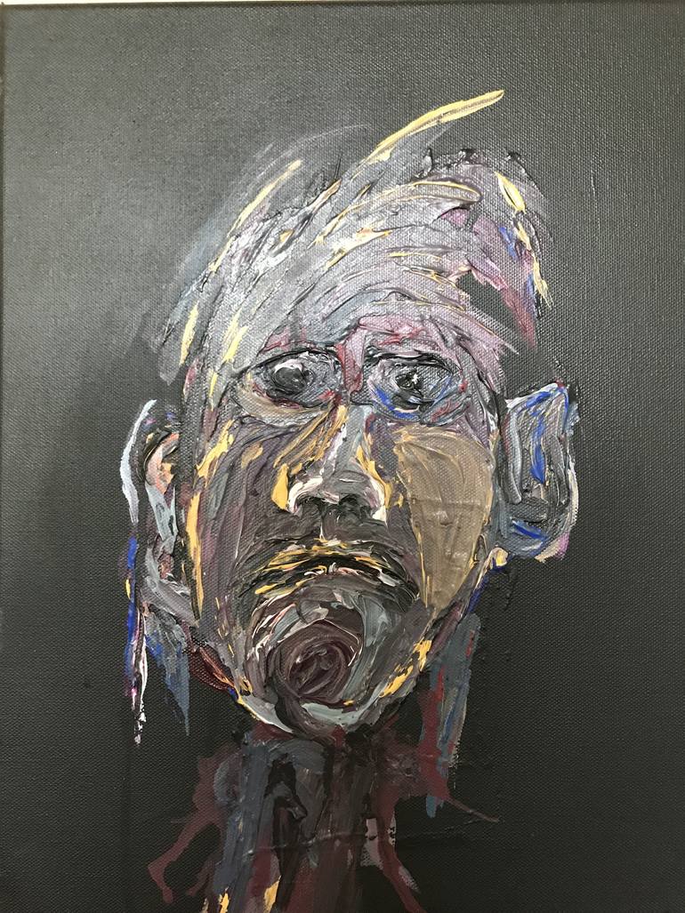 Frown face Painting by Matt Marker | Saatchi Art