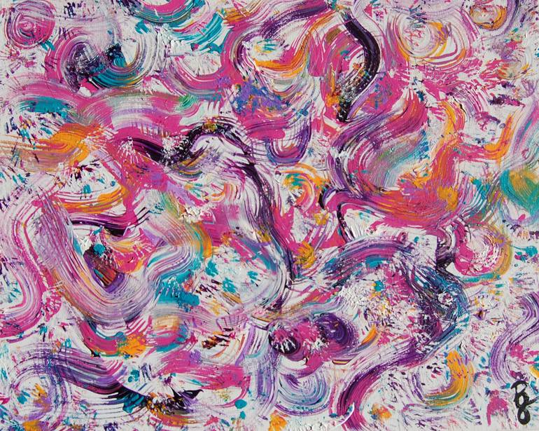 Dance of Life Painting by Portia Davenport | Saatchi Art