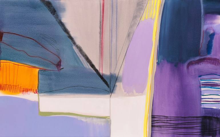 Midnight Dock Painting by Kate Dolan | Saatchi Art