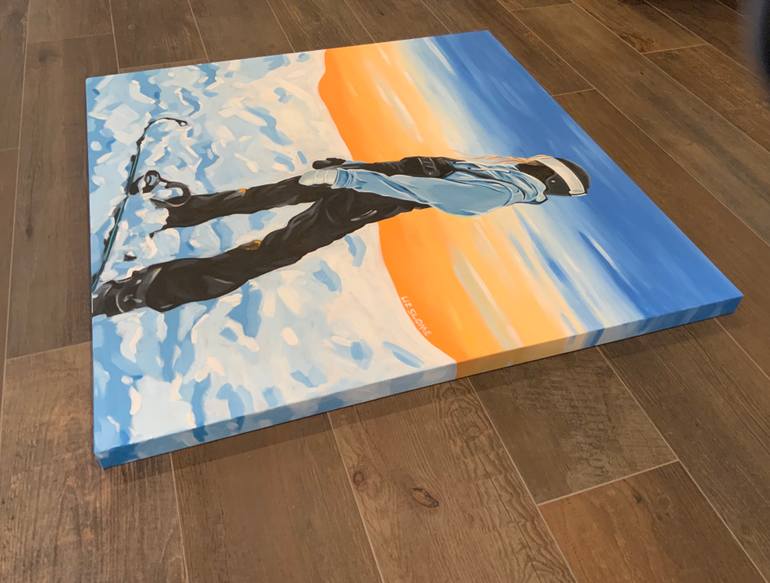 Last Lap Painting by Liz Slome | Saatchi Art