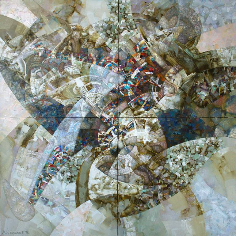 HYPERBOREA Painting by Dimitri Strelkov | Saatchi Art