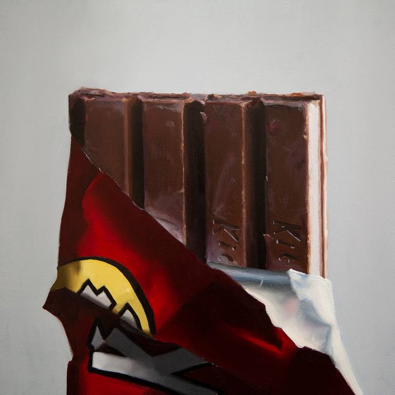Kit-Kat Painting by James Zamora | Saatchi Art