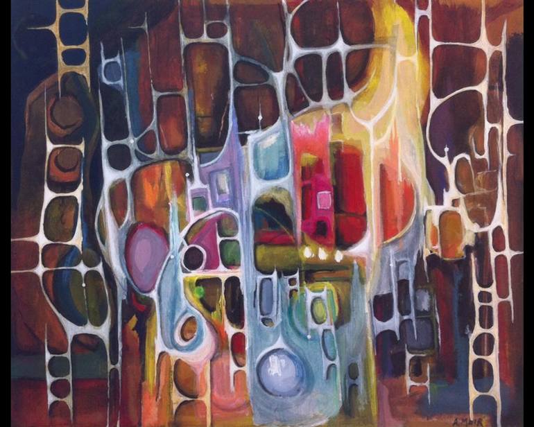 Barriers Painting by Anna Mair | Saatchi Art