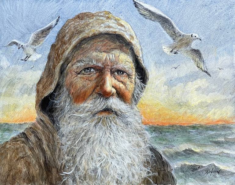 MARINER OF THE SEA Painting by DALE RAYBURN | Saatchi Art