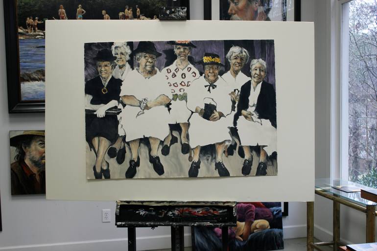 SUNDAY SCHOOL CLASS Printmaking by DALE RAYBURN | Saatchi Art