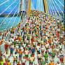 Bridge Run Painting by Thomas Michael Meddaugh | Saatchi Art