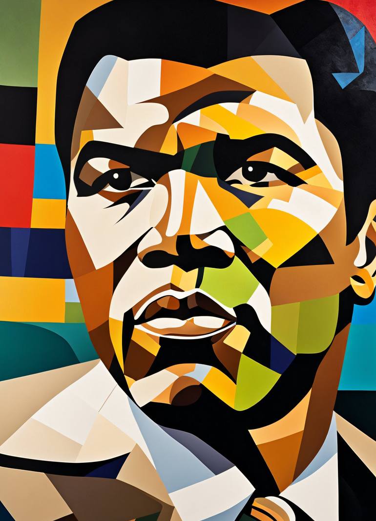 Muhammad Ali No. 1 Painting by Dmitry O | Saatchi Art