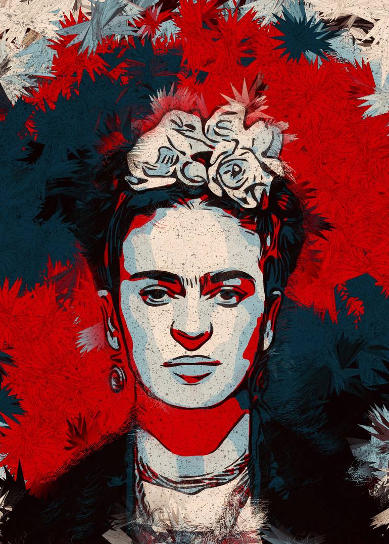 Frida Kahlo Digital By Dmitry O Saatchi Art