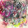 Pink Grind Painting by Mary Cozens | Saatchi Art