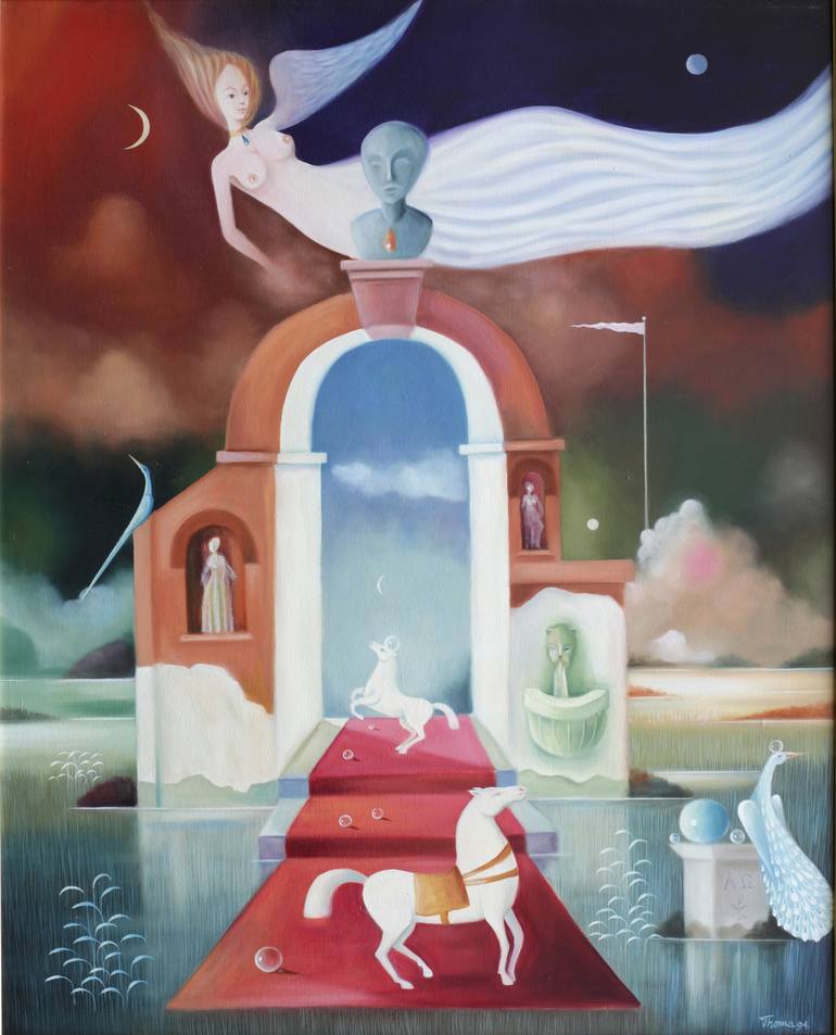 Basilica Painting by Tomislav Petranovic Rvat-Thoma | Saatchi Art