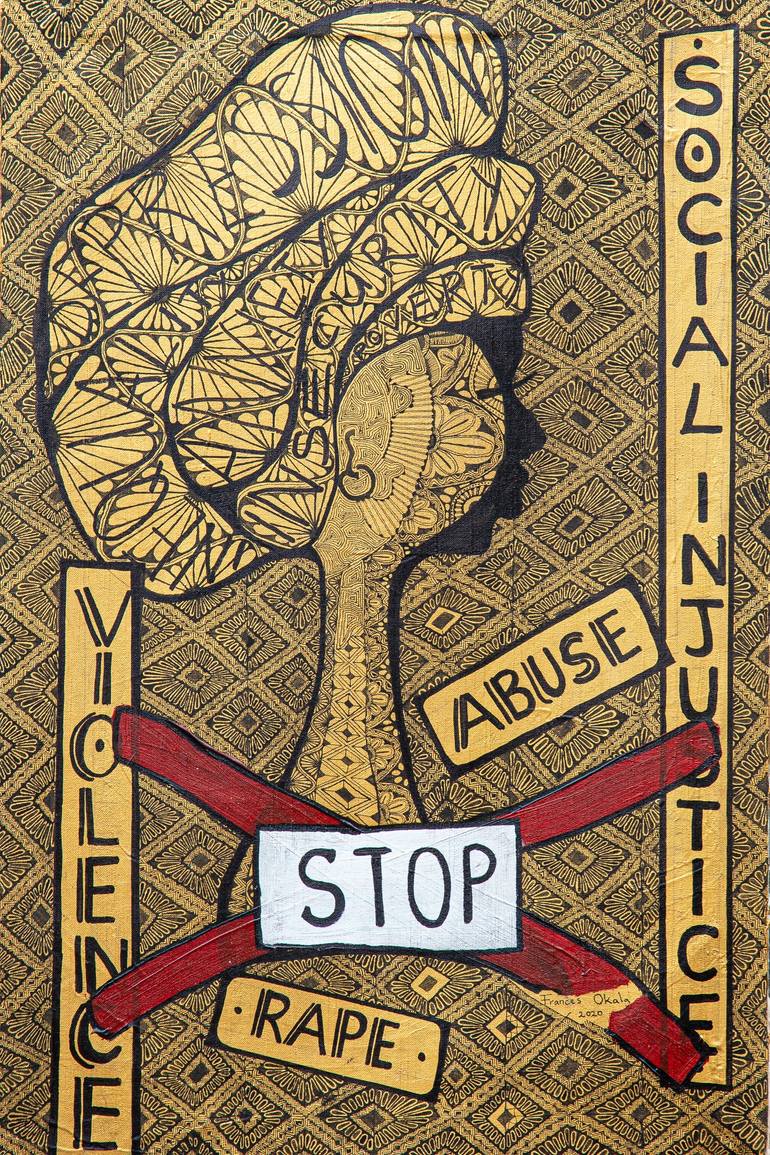 Against all odds Painting by Frances Okala | Saatchi Art