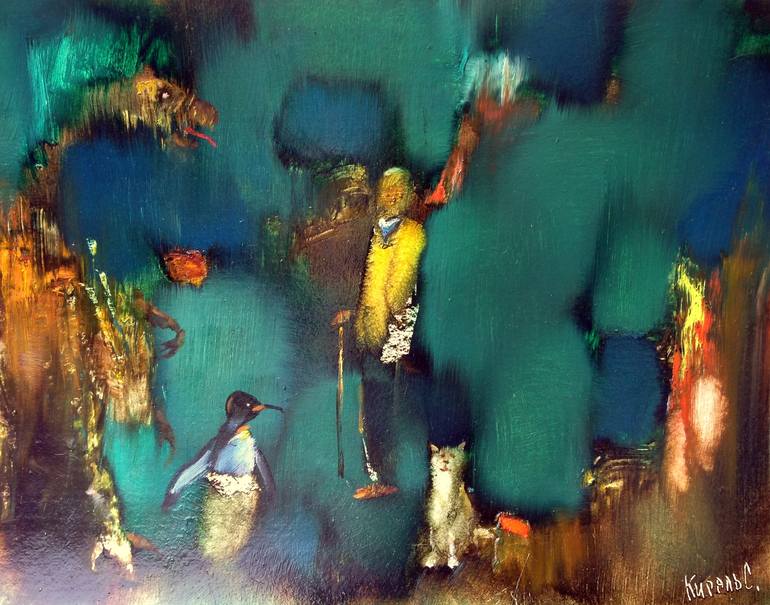 Zoo Museum Painting by Sergey Kisel | Saatchi Art