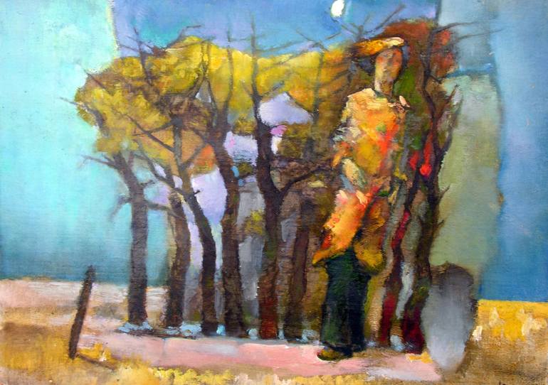 Golden Grove Painting by Sergey Kisel | Saatchi Art