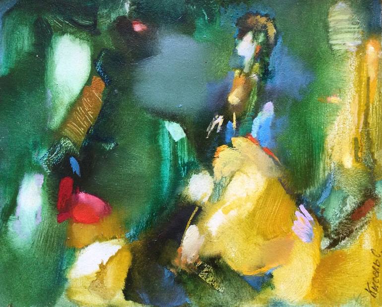 Red Butterfly Painting by Sergey Kisel | Saatchi Art