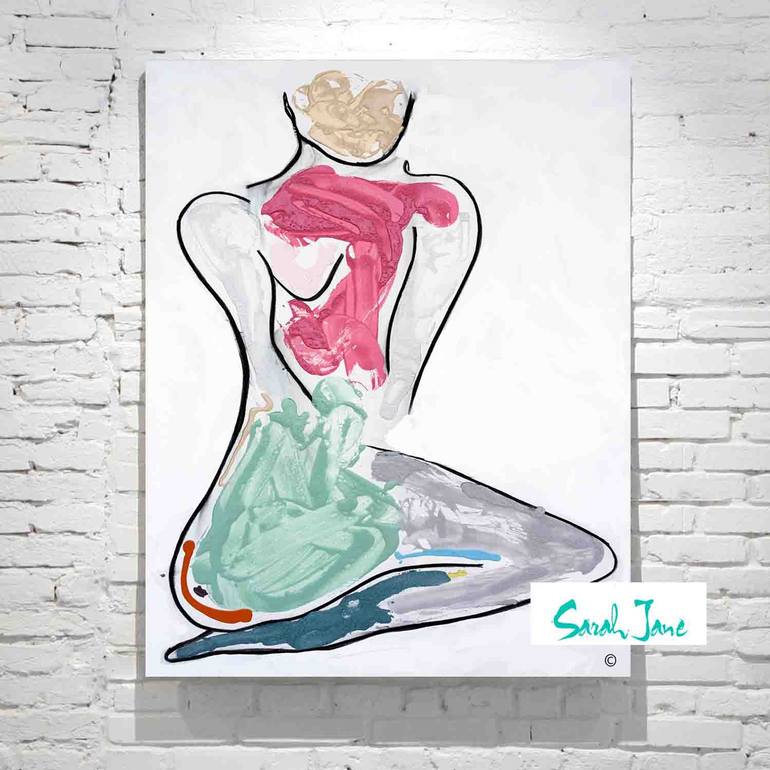Bodyline Bold III | 2020 Painting by Sarah Jane from Modern Detail By ...