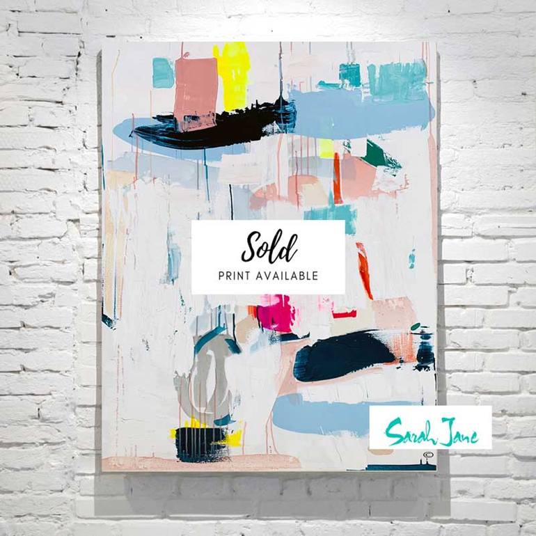 Reengage I | 2020 Painting by Sarah Jane from Modern Detail By Sarah ...