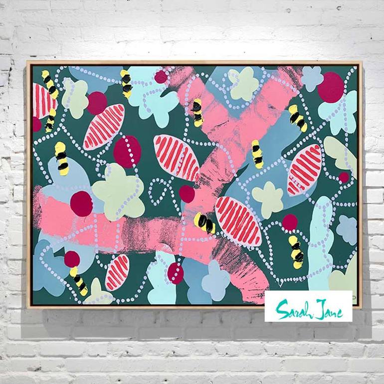 Pollination IV | 2022 Painting by Sarah Jane from Modern Detail By ...
