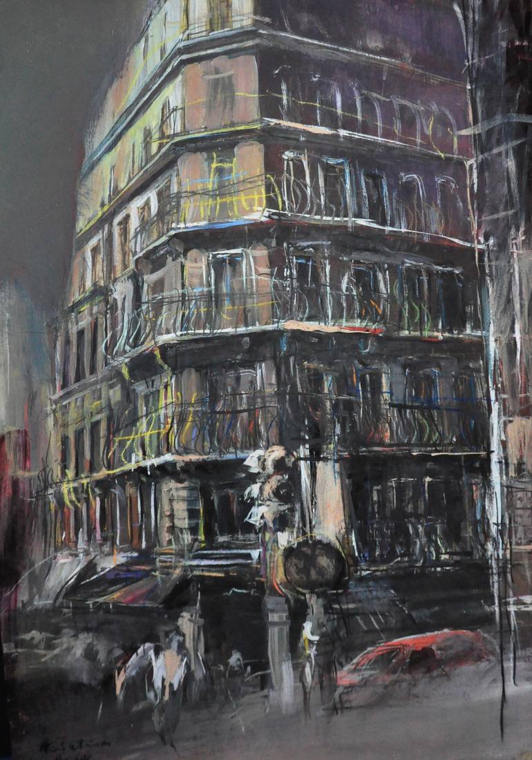 Paris Painting by Gerardas Satunas | Saatchi Art