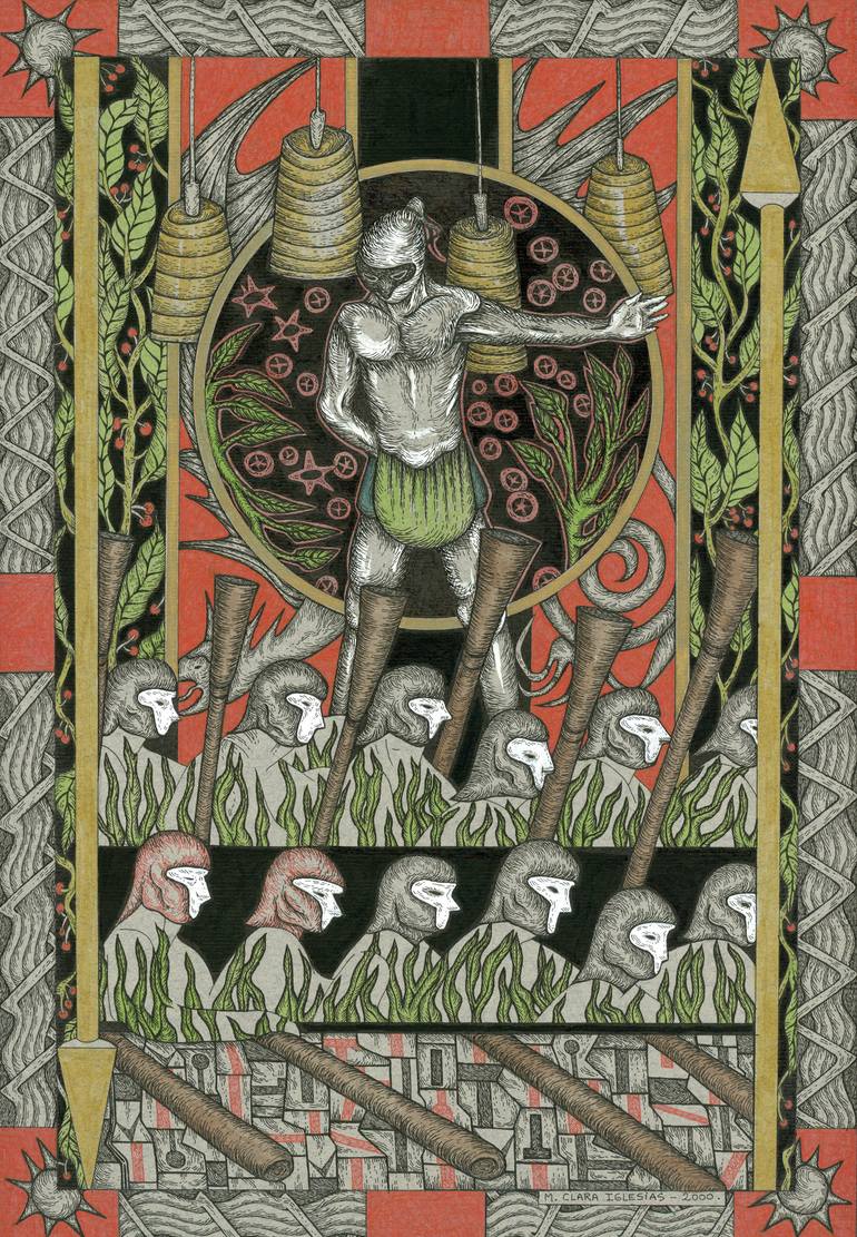 Opera 2 - Idomeneus Drawing by Maria Clara Iglesias Rondina | Saatchi Art