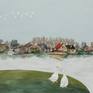 New Year's Jump Painting by Jaron Su | Saatchi Art
