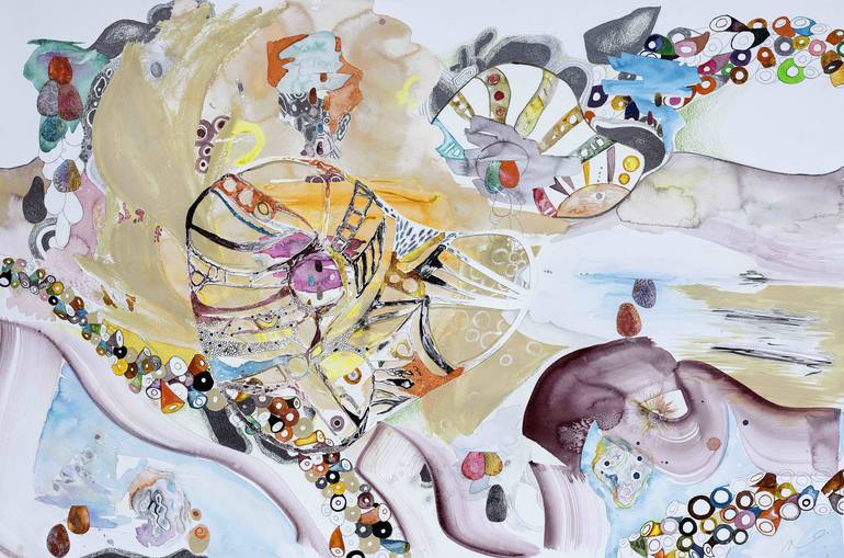 In Her Arms (All Eight) Painting by Megan Headley | Saatchi Art