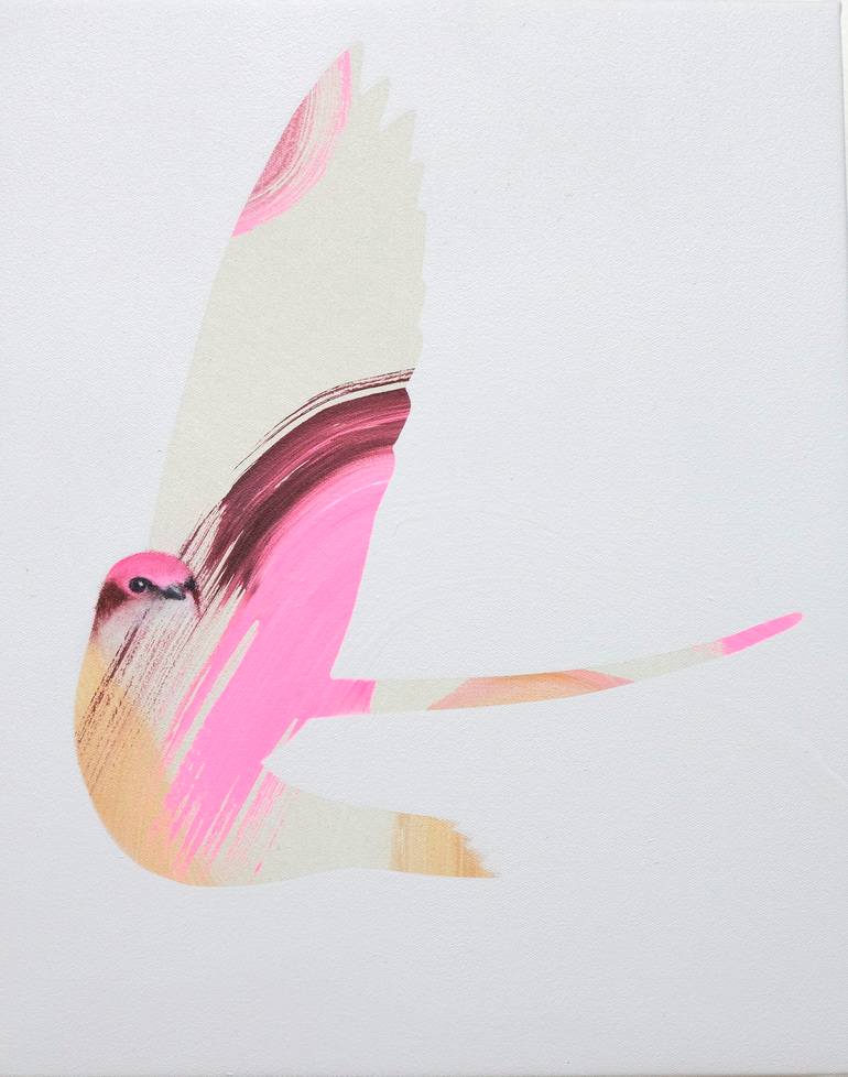 Mini Messenger bird 3 Painting by Maria Harding | Saatchi Art