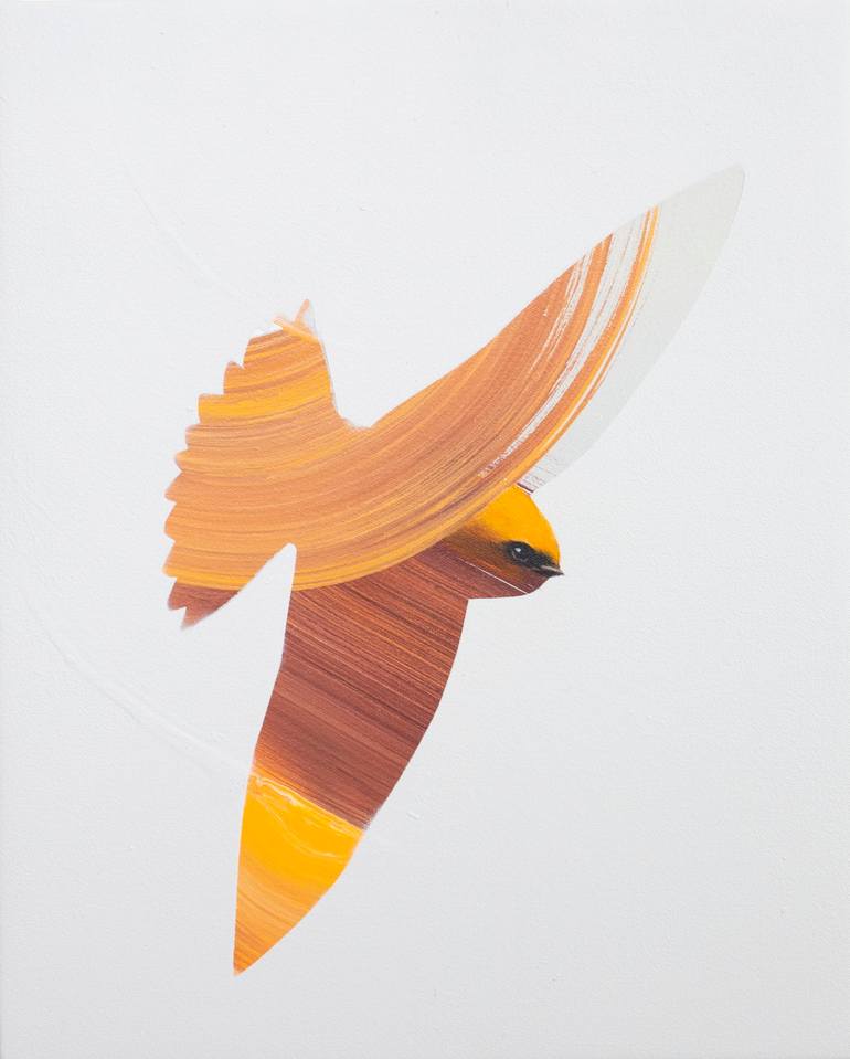 Mini Messenger bird 5 Painting by Maria Harding | Saatchi Art