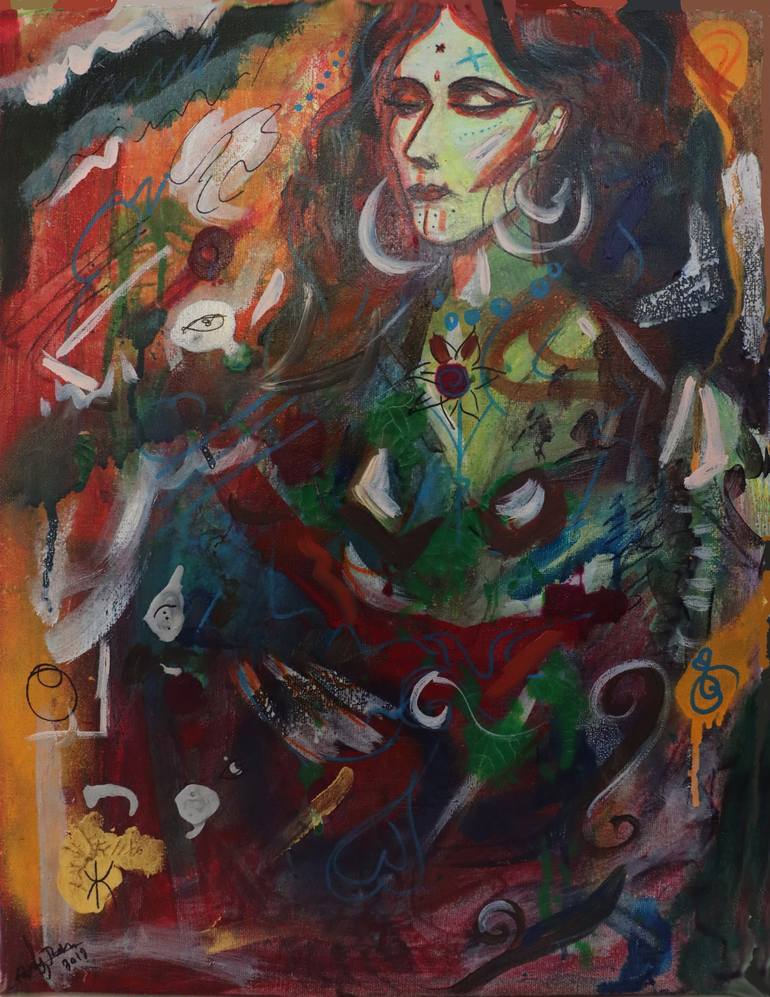 Atira Painting by Q Picasso Z | Saatchi Art