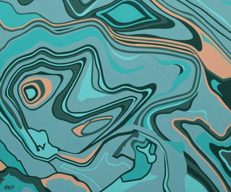 Rock and Ore Painting by Richard K Potter | Saatchi Art