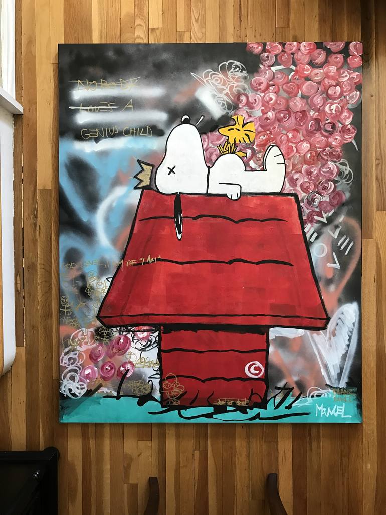 Genius Child Painting by Manuel Piedra | Saatchi Art