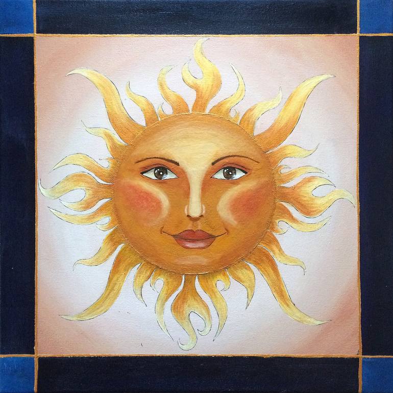 The Sun Painting by Alana Ailarova | Saatchi Art