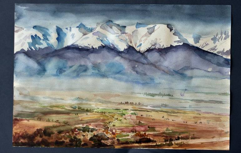 Mountains of Bulgaria Painting by Nakonecnyi Andreyi | Saatchi Art