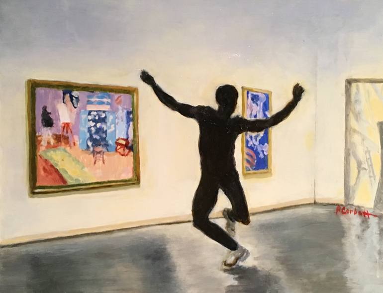 At The Met Painting by Patricia Corbett | Saatchi Art