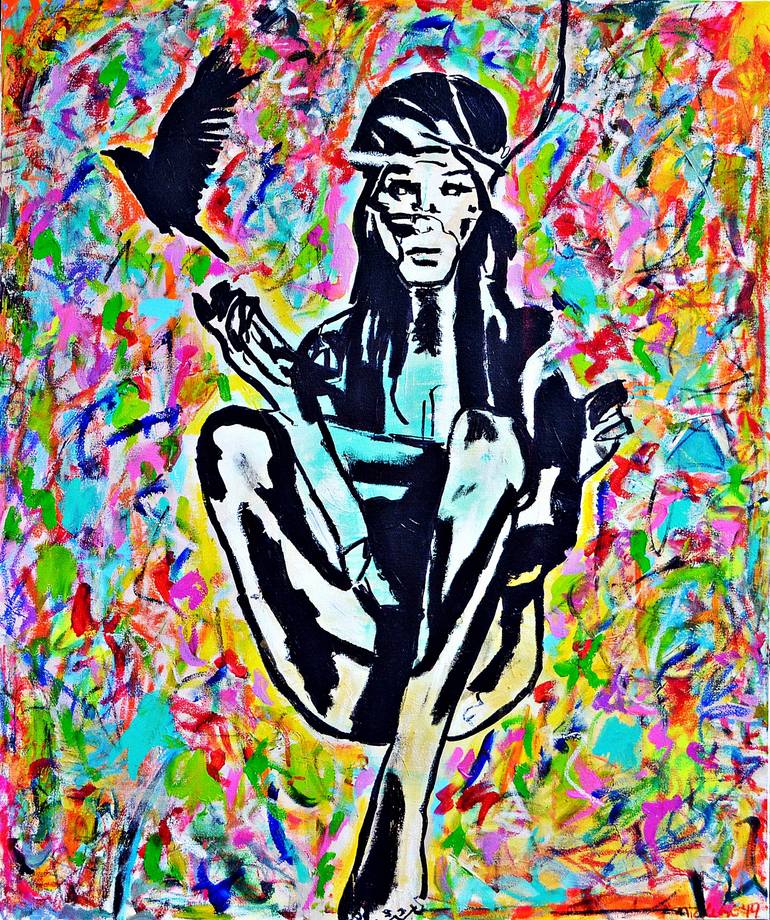 Peyote Painting by Nicole Gavin | Saatchi Art