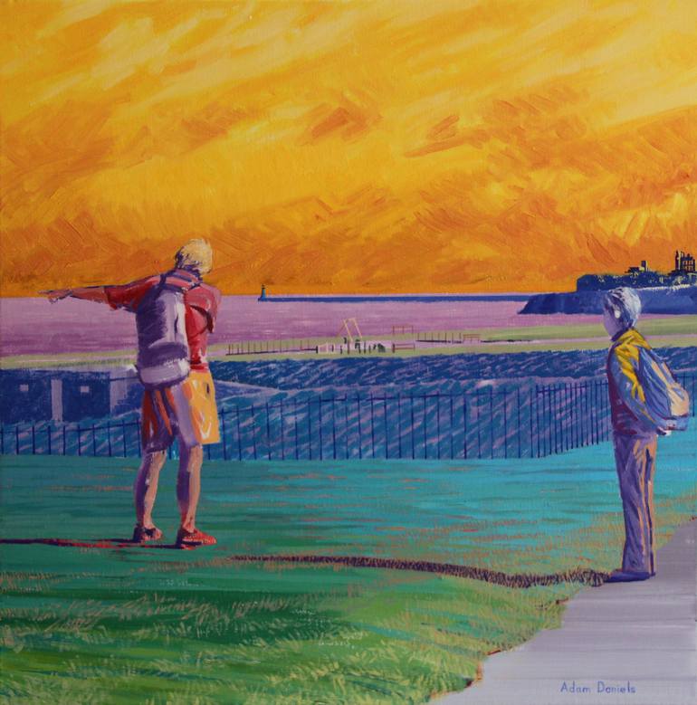 The expert Painting by Adam Daniels | Saatchi Art