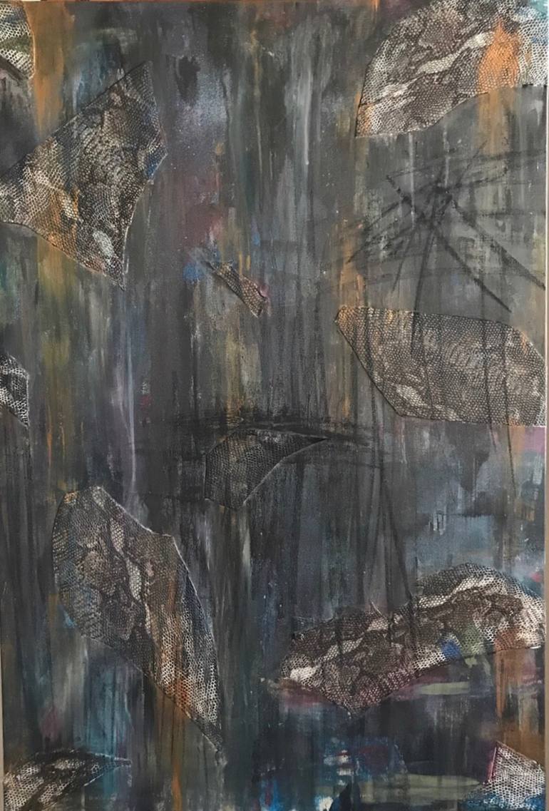 Slither Painting by Cindy Muscarello | Saatchi Art