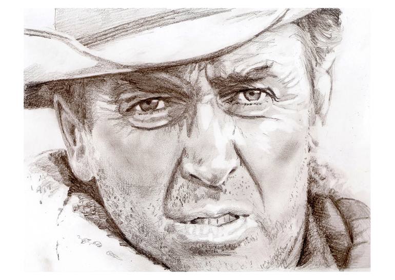 James Stewart Drawing by Grant Hudson | Saatchi Art