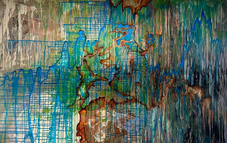 Abstraction 70-3 Drawing by Tamar Janiashvili | Saatchi Art