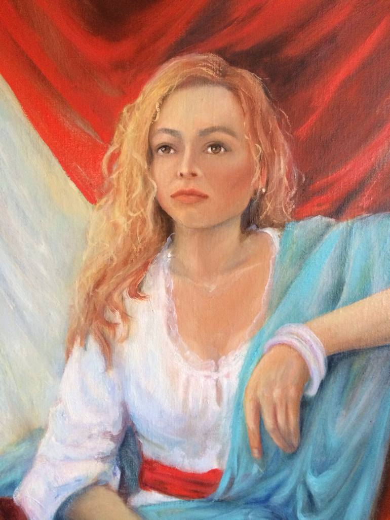 Paula Painting by Janka Aresu | Saatchi Art