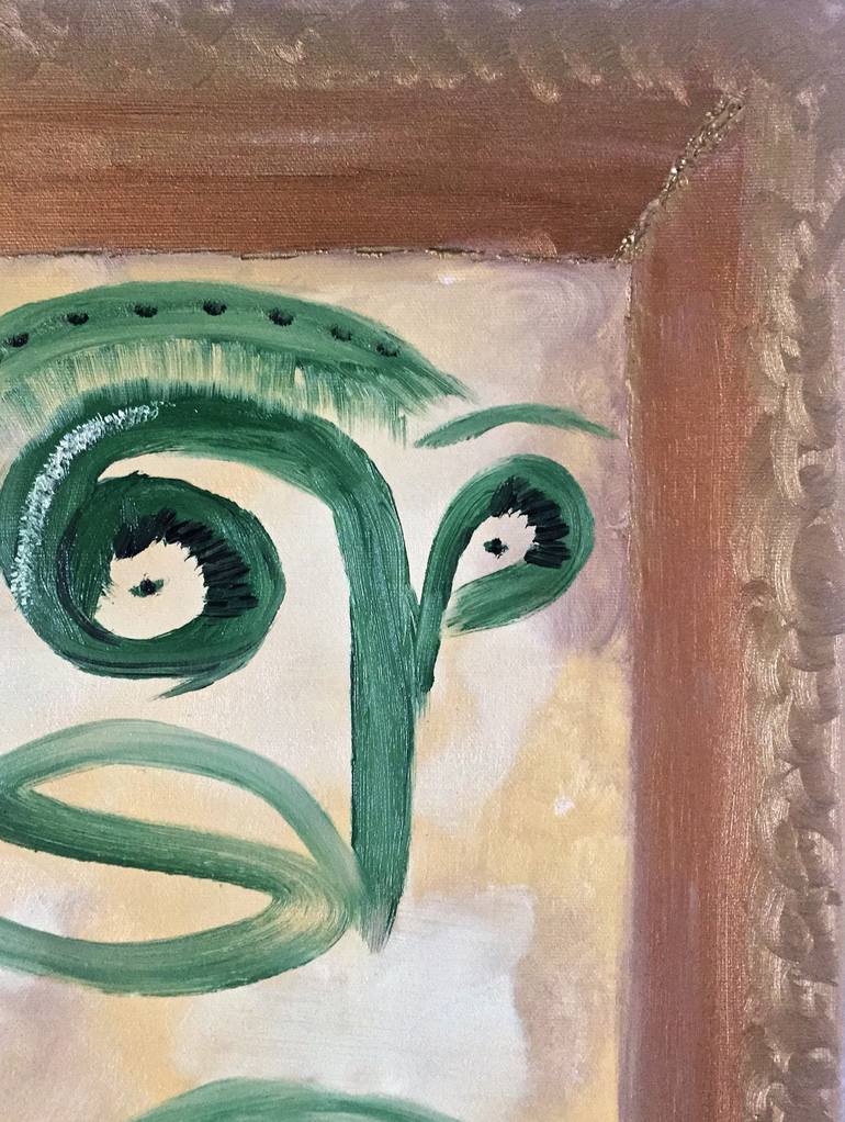 Insecurities - Self Portrait Painting by Melpomeni Georgeadis | Saatchi Art