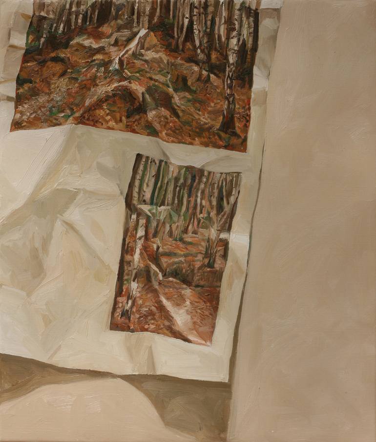 Birches II Painting by Richard Allen | Saatchi Art