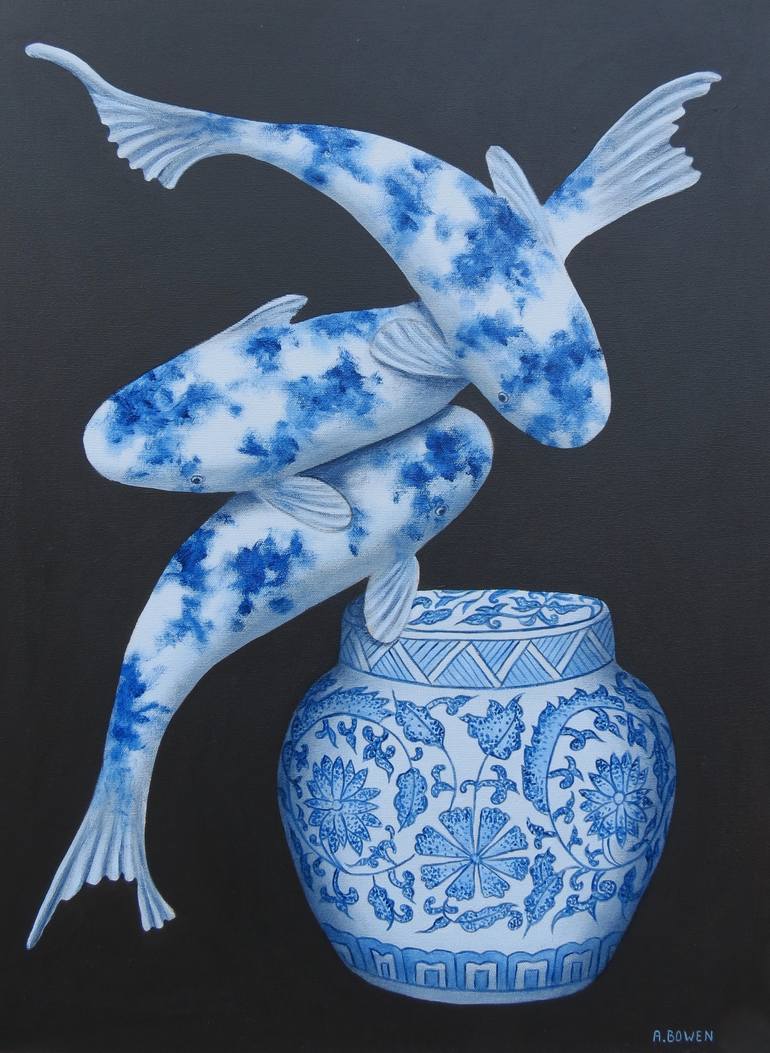 Synchronicity Painting by Anne Bowen | Saatchi Art