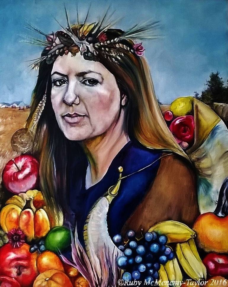 Demeter Painting by Ruby McMenemy-Taylor | Saatchi Art