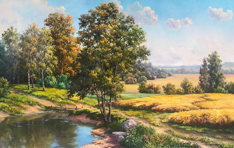 July Painting by Denis Moroz | Saatchi Art