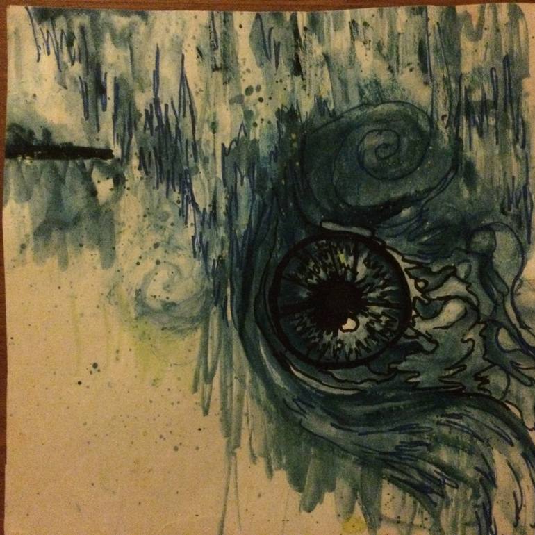 Eye of the storm Drawing by Jessica Green | Saatchi Art